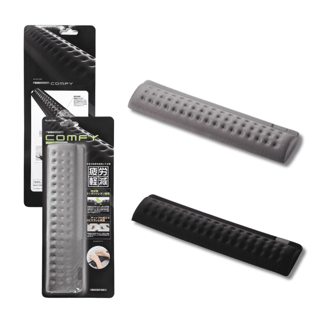 ELECOM - COMFY 超舒適記憶棉 鍵盤腕托 28.5cm | 護腕墊｜人體工學設計 - Shopee Monkey 賣貨仔